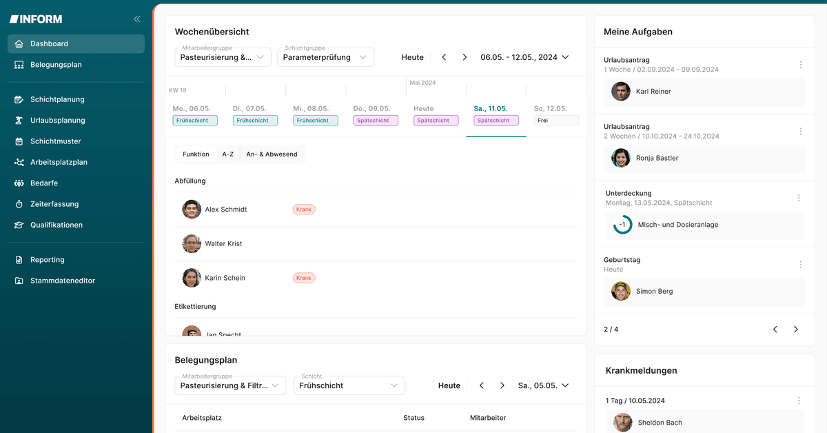 INFORM enthüllt WorkforcePlus Production - INFORM
